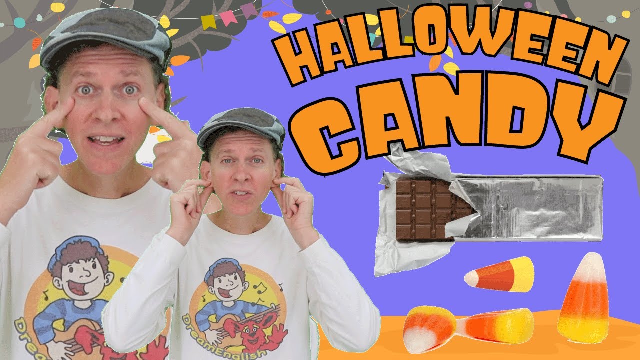 Halloween Candy Song | Two Little Eyes to Look Around | Dream English ...