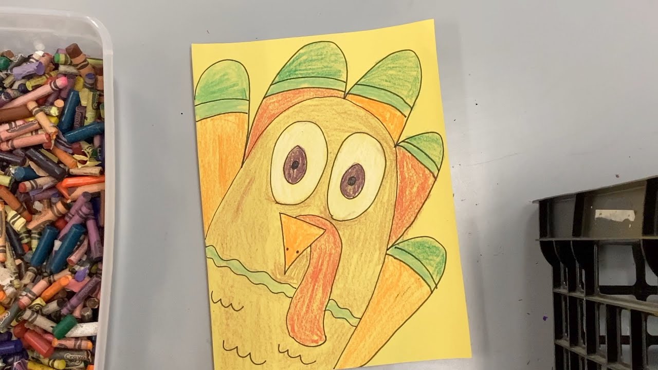 Silly Turkey Drawing - YouTube