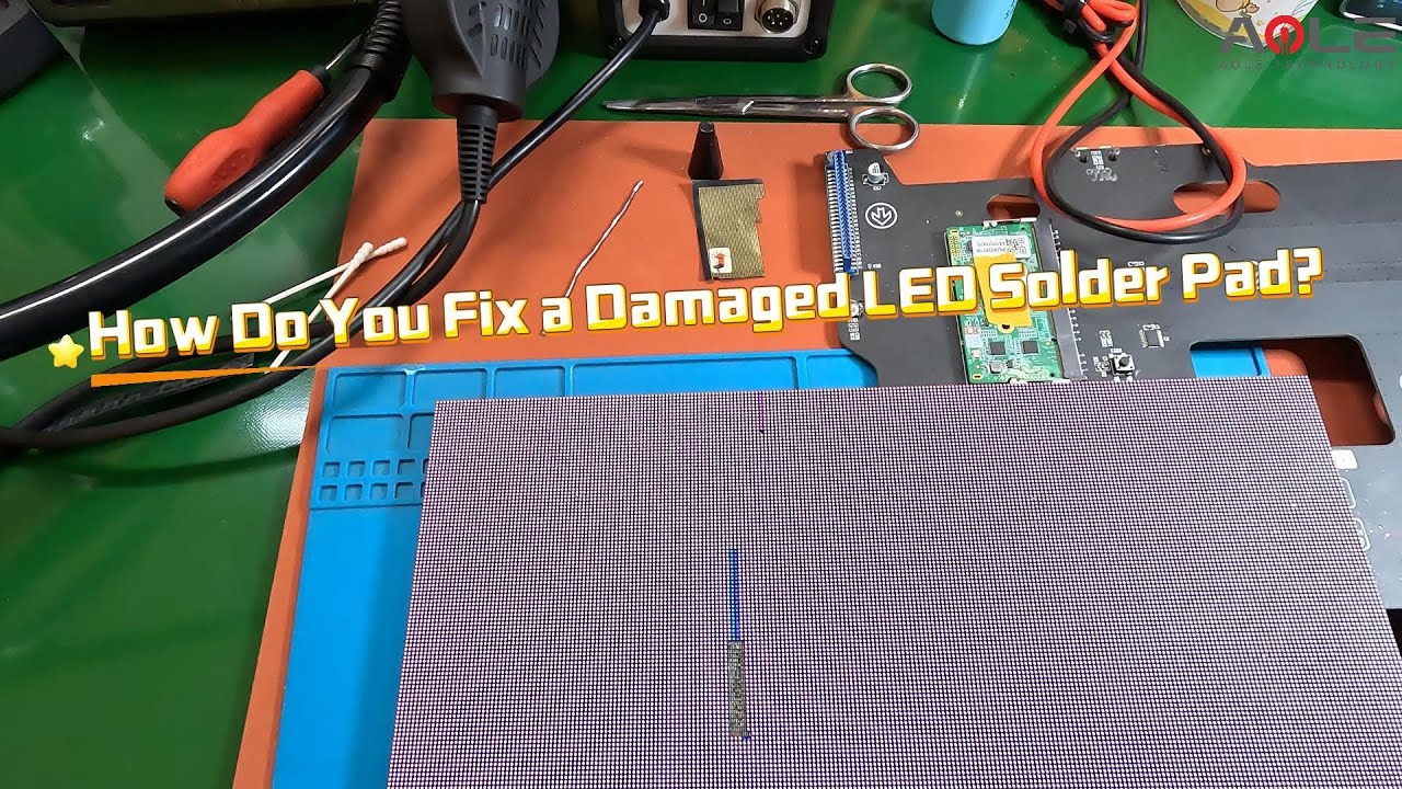 🔧How Do You Fix a Damaged LED Solder Pad? - YouTube