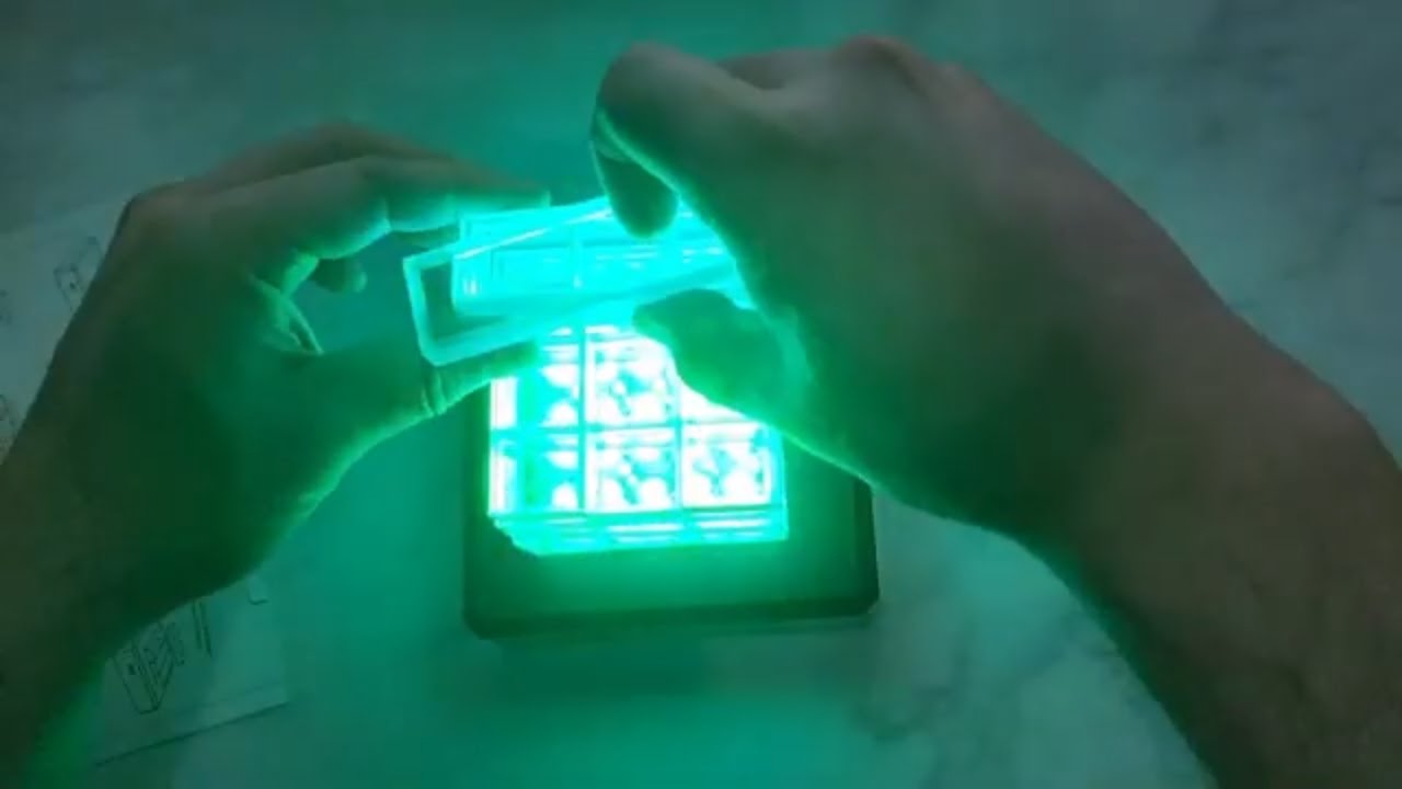 Light Up Tumbling Tower Game, First Ever LED Building Blocks Stacking ...