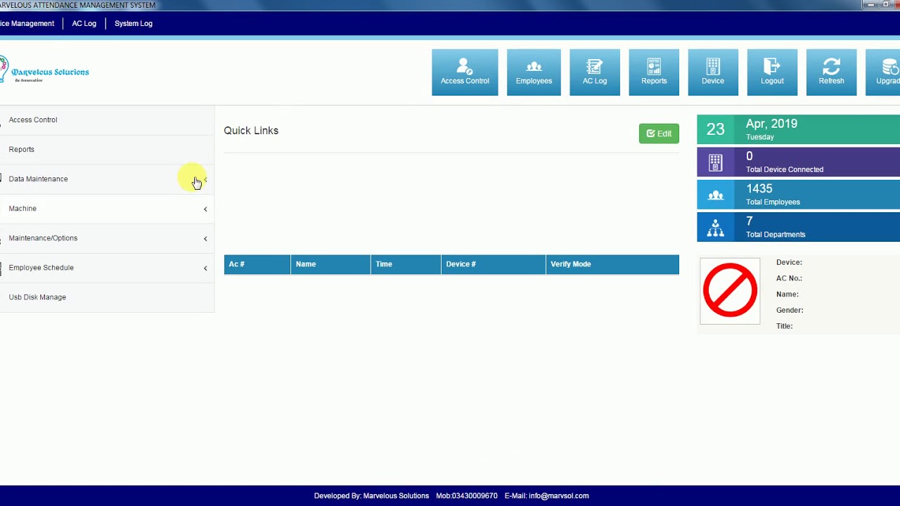 Biometric Attendance and Payroll Management System By Marvelous ...