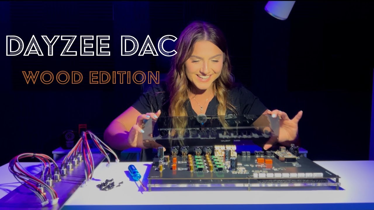 Taking Apart the Geshelli DayZee DAC!! (Swapping op amps on the wood ...