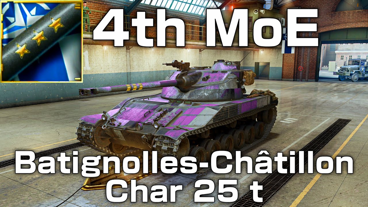 Batignolles-Châtillon Char 25 t 4MoE || WoT Console - YouTube