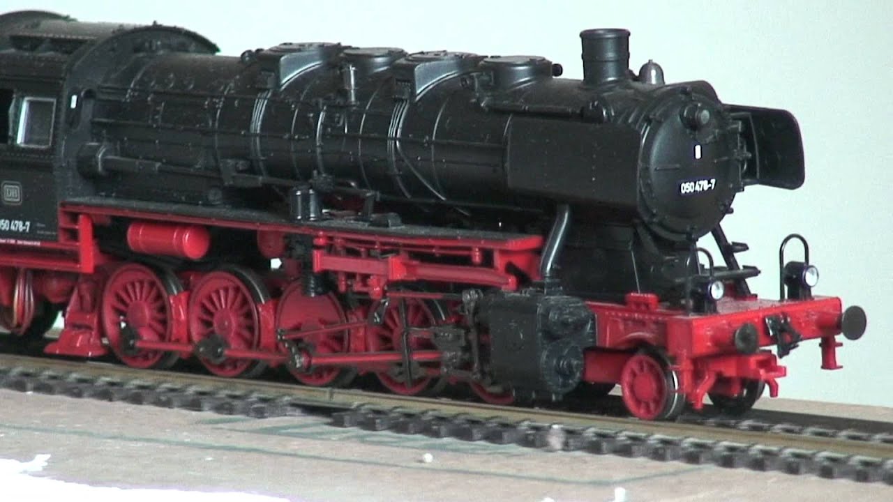 BR50 Steam Locomotive DCC Sound - YouTube