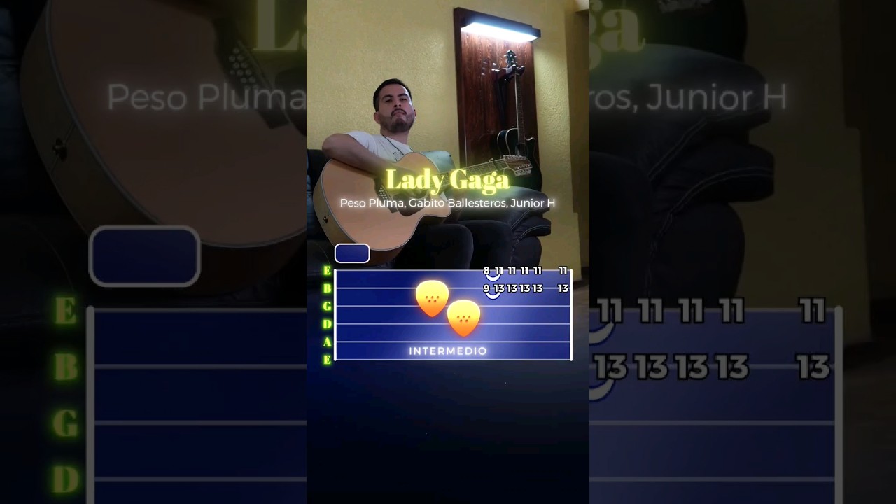Lady Gaga Peso Pluma Tutorial Requinto Tabs #regionalmexicano # ...