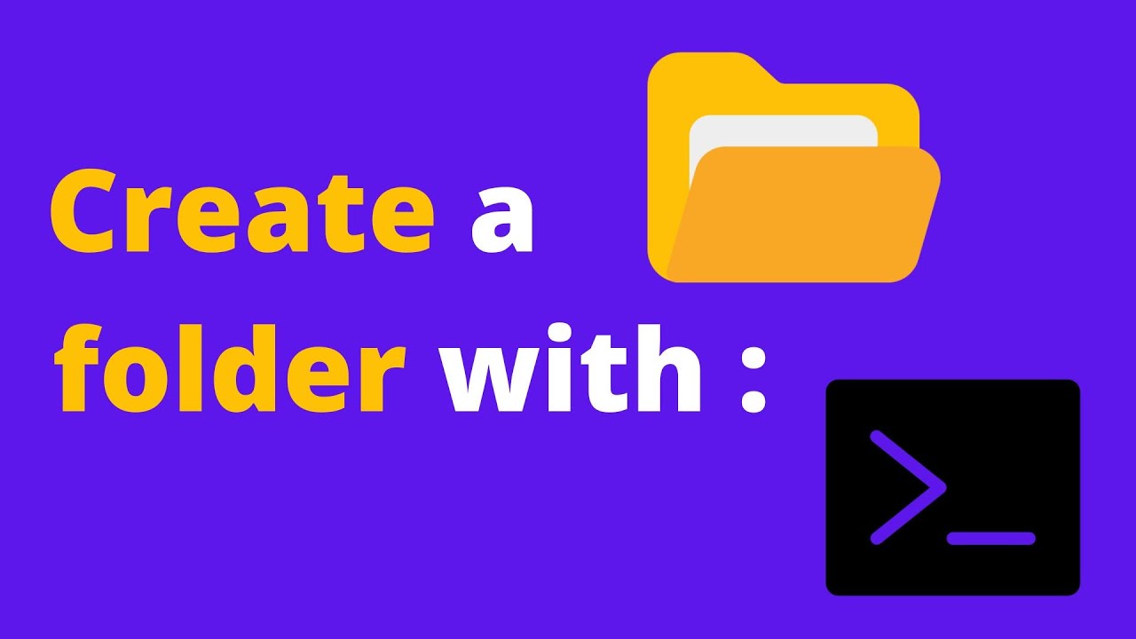 Create a folder with command line (Terminal or CMD) ] Makerlab Academy ...