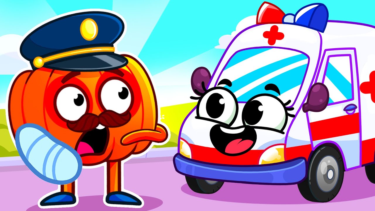 Police Officer and Super Ambulance Rescue Mission + More Kids Songs and ...