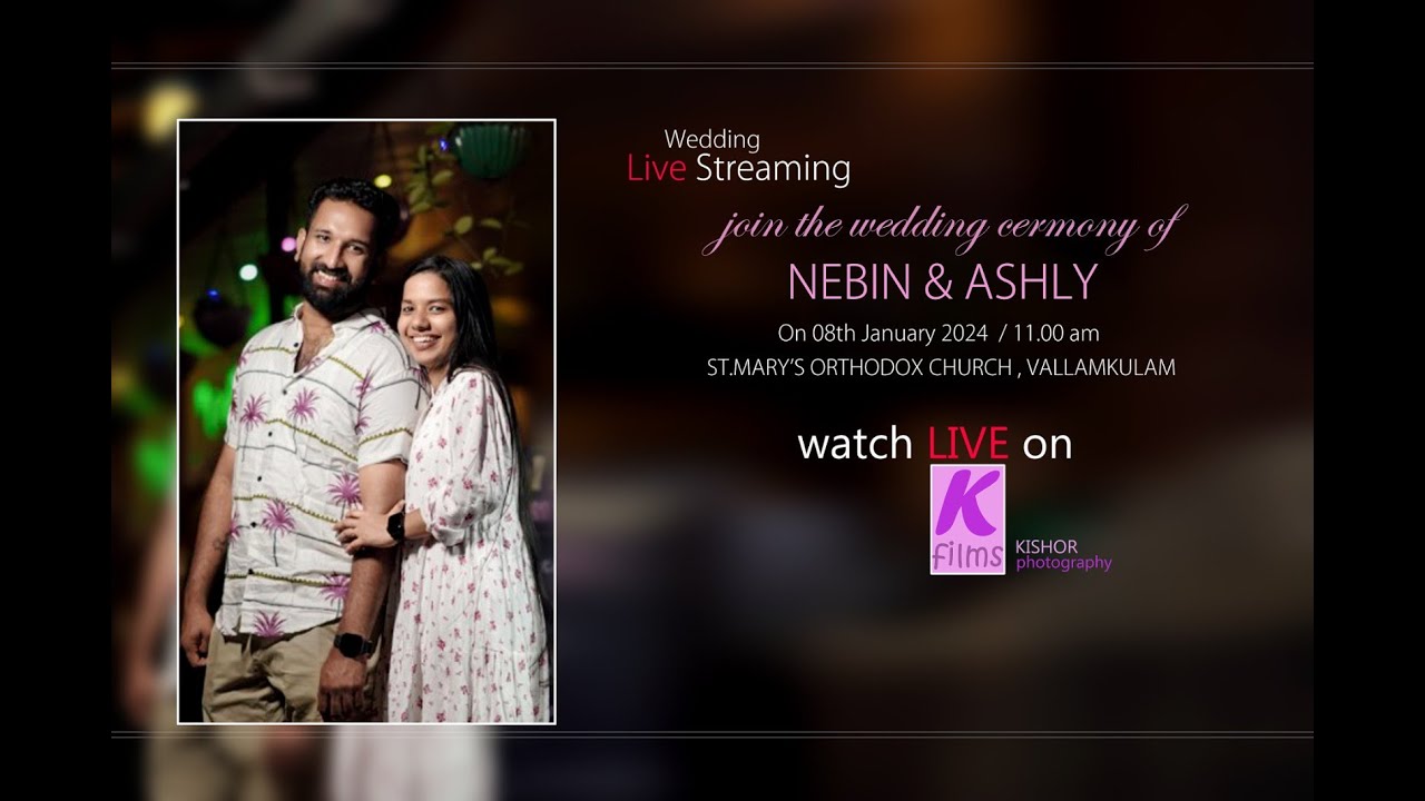 Wedding of Nebin & Ashly - YouTube