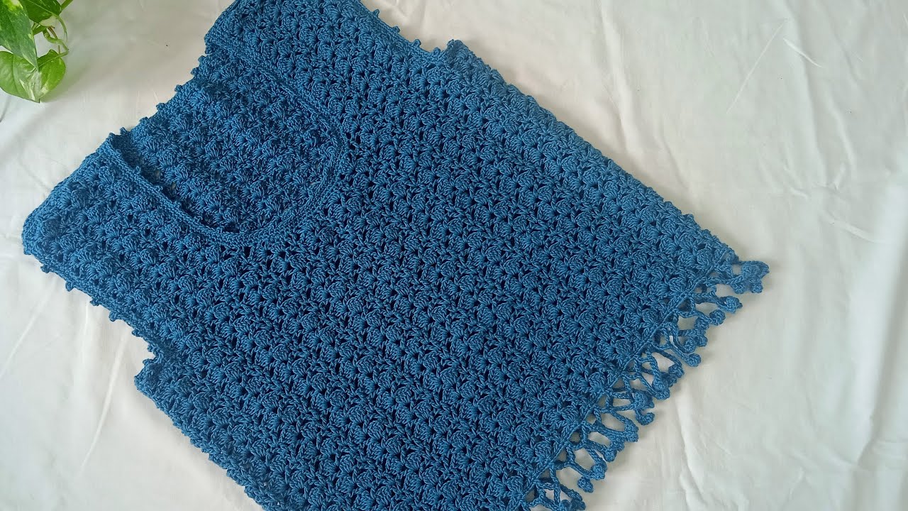 Beautiful Crochet Top /Easy Shell Stitch Pattern Tutorial - YouTube