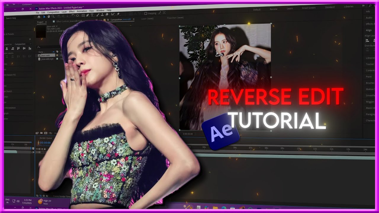 Reverse Edit Tutorial + Zooms | After Effects - YouTube