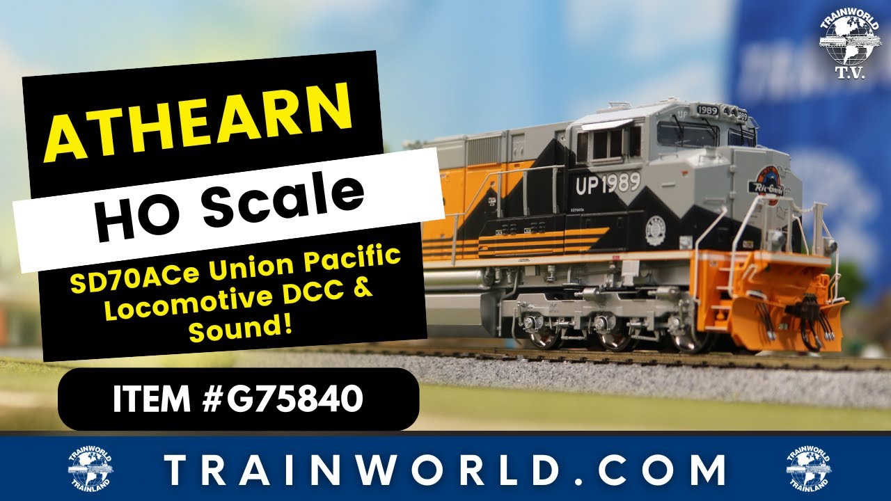 Athearn HO Scale SD70ACe Union Pacific Denver Rio Grande - YouTube
