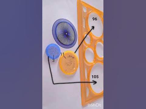 how to draw spirograph design | spirograph tutorial | short video - YouTube