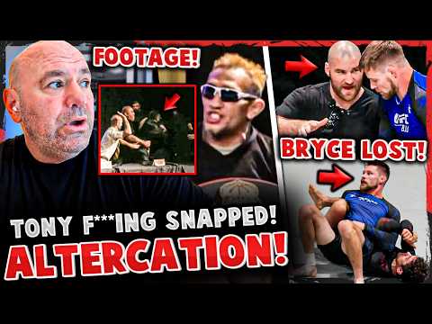 Tony Ferguson SNAPS & GOES OFF! *ALTERCATION* Bryce Mitchell LOSES w/ Sean Strickland IN CORNER!