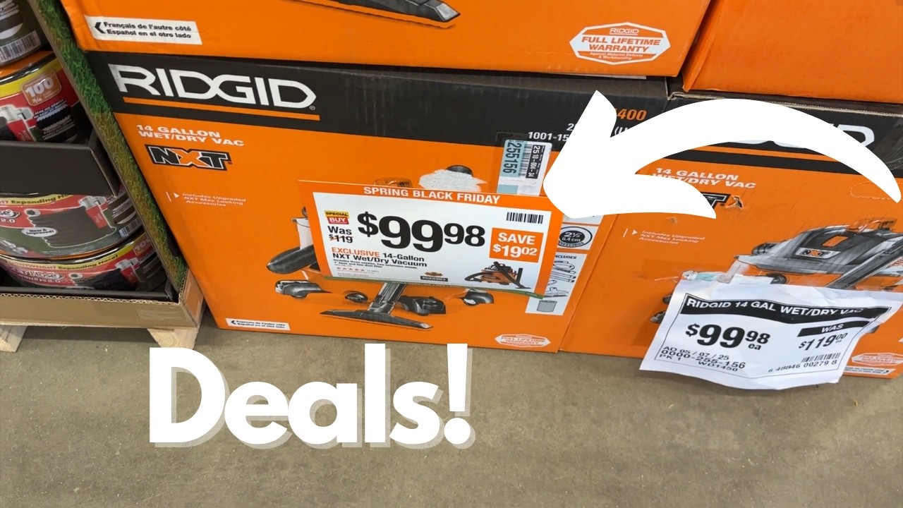What Are The BEST Deals At Home Depot's Spring Black Friday Sale? - YouTube