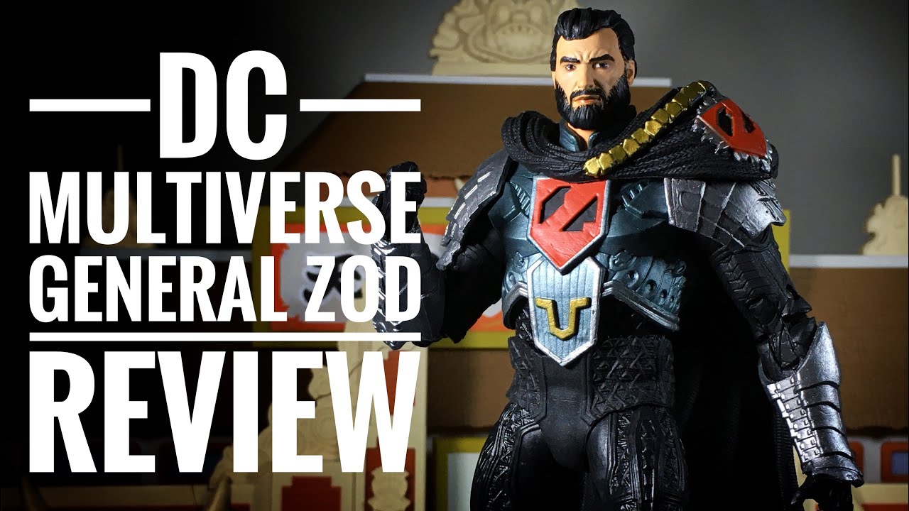 McFarlane Toys DC Multiverse General Zod (DC Rebirth) Review - YouTube