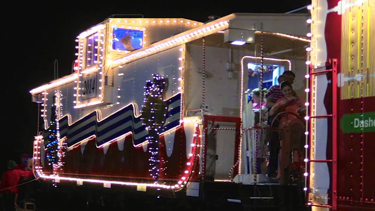 KCS Holiday Express Christmas Train 2014 - YouTube