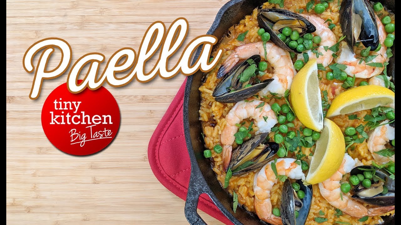 How to Make Paella in an Instant Pot // Tiny Kitchen Big Taste - YouTube