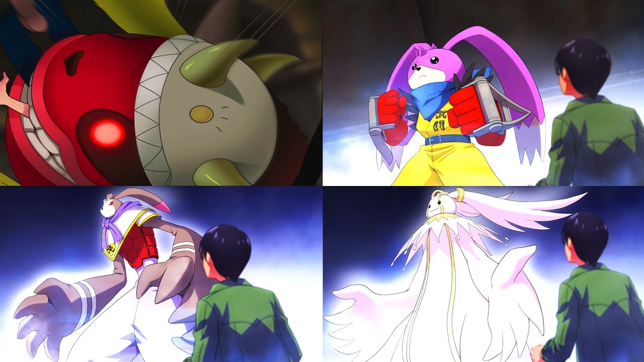 Digimon Survive Lopmon All Evolution/Digivolution Anime Cutscenes - YouTube
