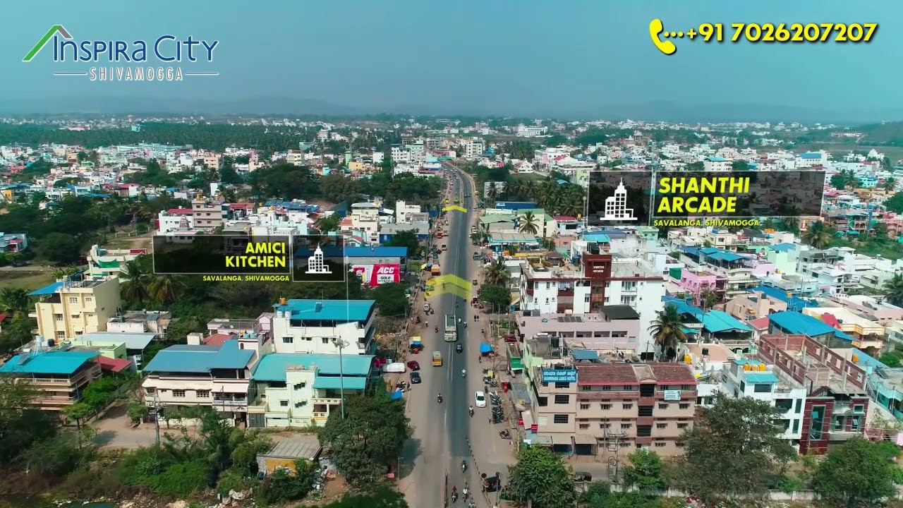 Inspira city - Plotted Development in Shivamogga - YouTube