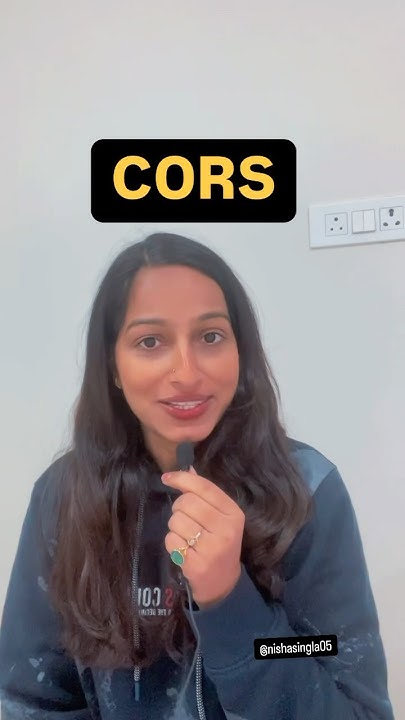 Demystifying CORS🔥🔥#security #webdevelopment @NishaSingla - YouTube