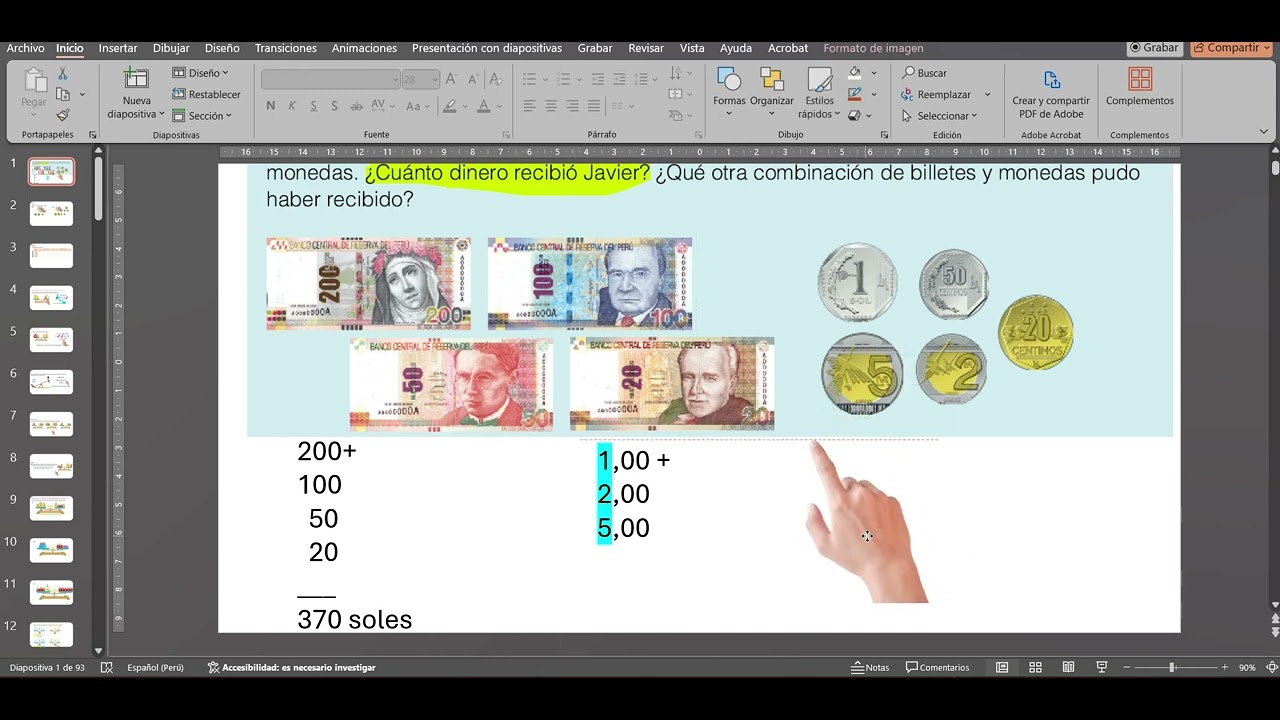 Clase refuerzo 10 Equivalencias con BILLETES Y MONEDAS - YouTube