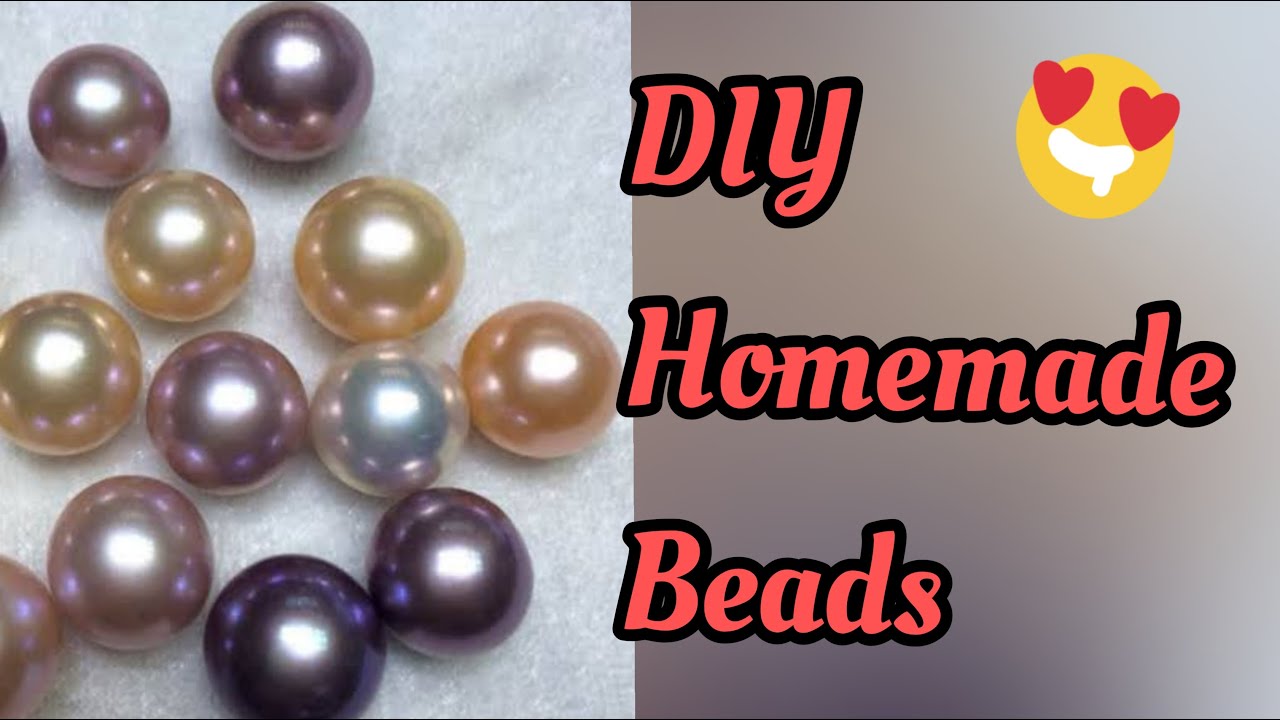 DIY Homemade Beads | How To Make Beads At Home | Beads Making At Home ...