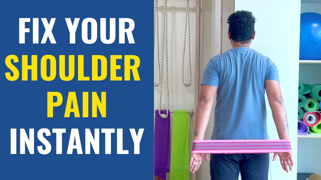 Shoulder Pain Relief Exercises | Fix Your Shoulder Pain | Rotator Cuff ...