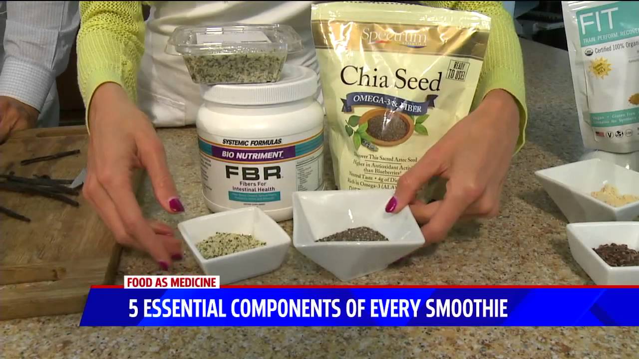 The 5 Essential Components of a Healthy Smoothie - YouTube