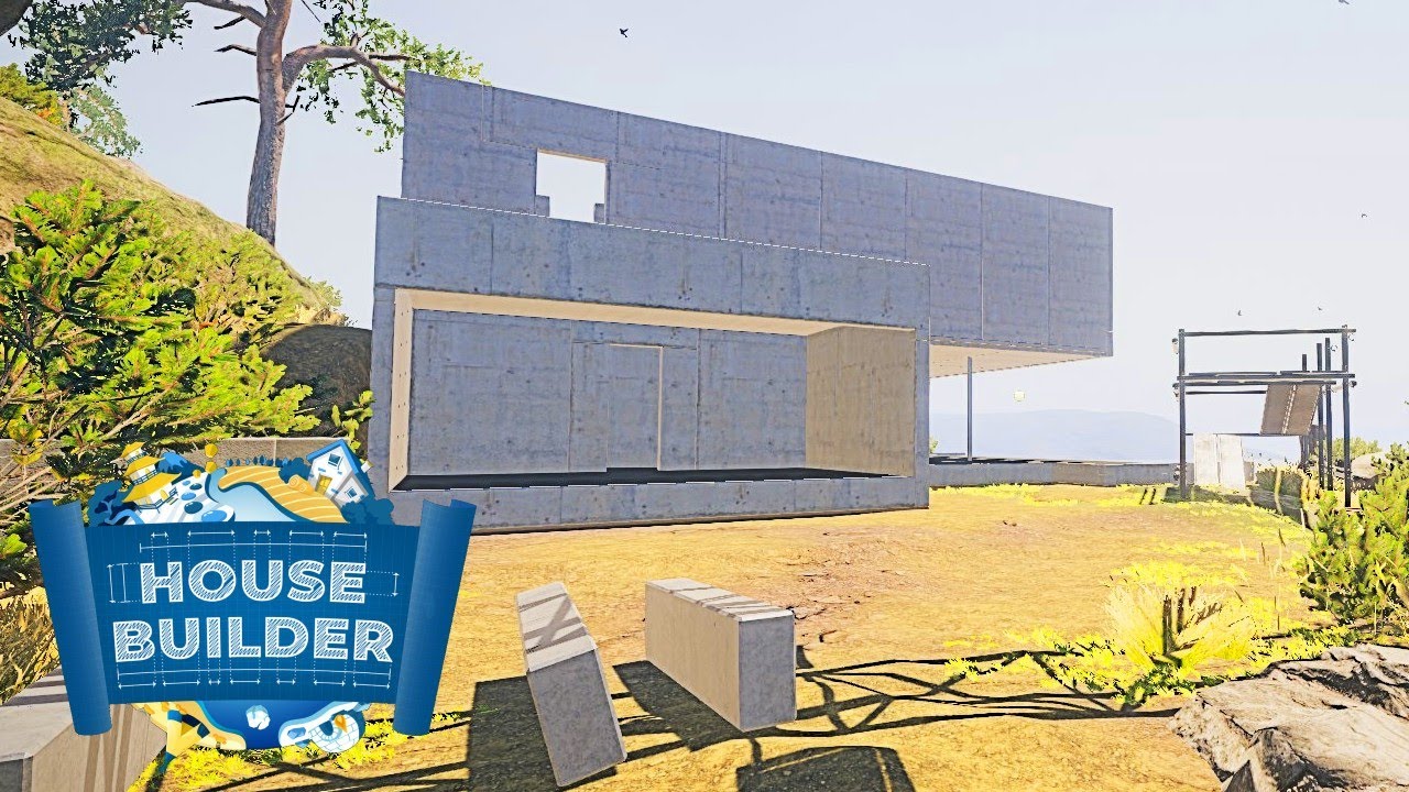 Constructing a Modern House! - House Builder - YouTube