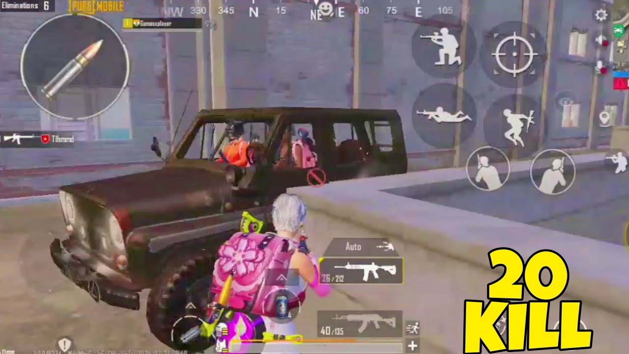 Pubg mobile military base fight 🔥| Pubg mobile Full rush gameplay - YouTube