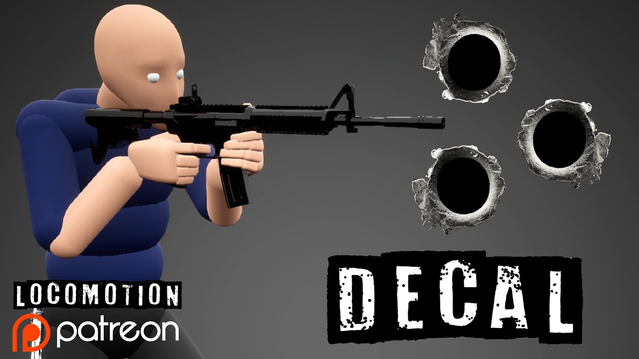 Bullet Decal with ALS | #17 | Advanced Locomotion System V4 with Unreal ...