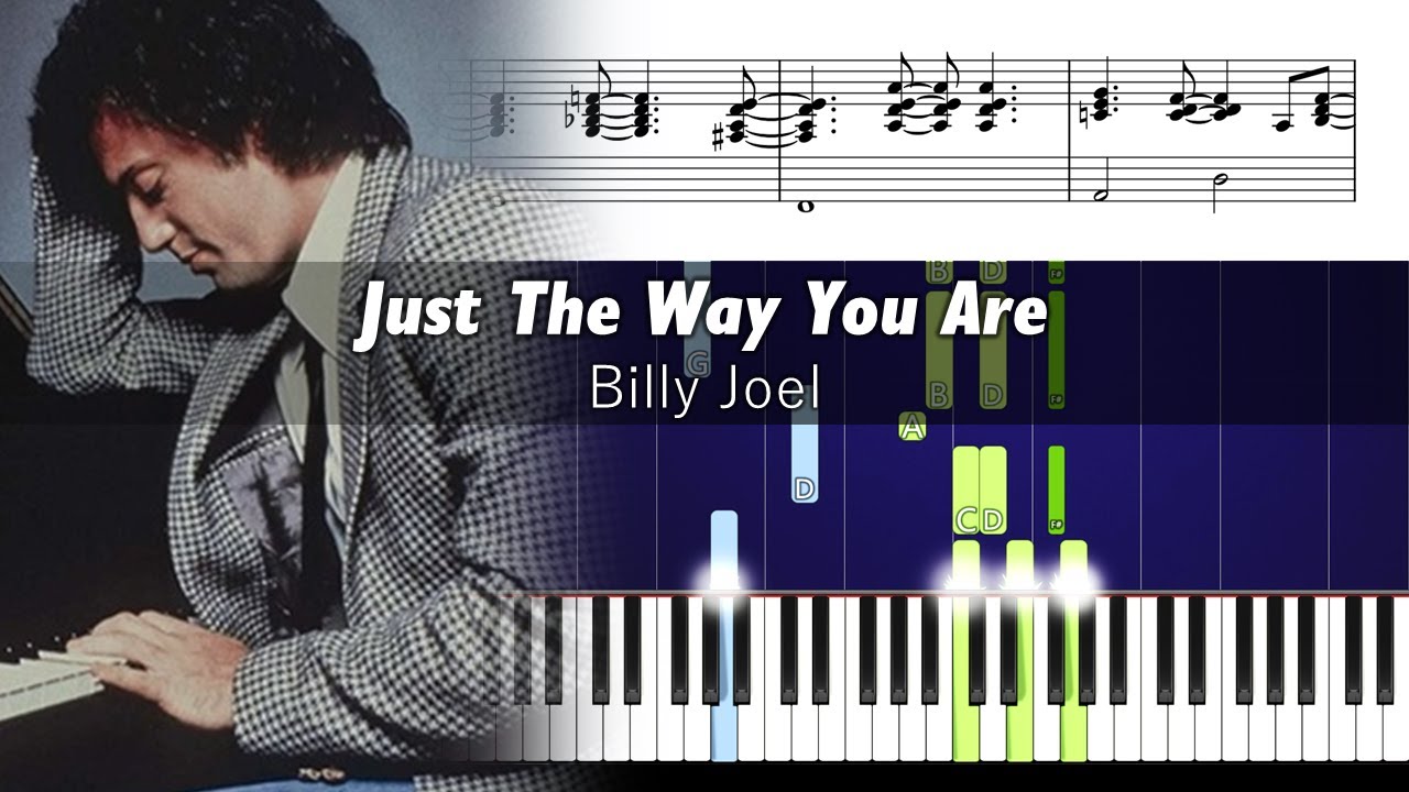 Billy Joel - Just The Way You Are - Accurate Piano Tutorial with Sheet ...