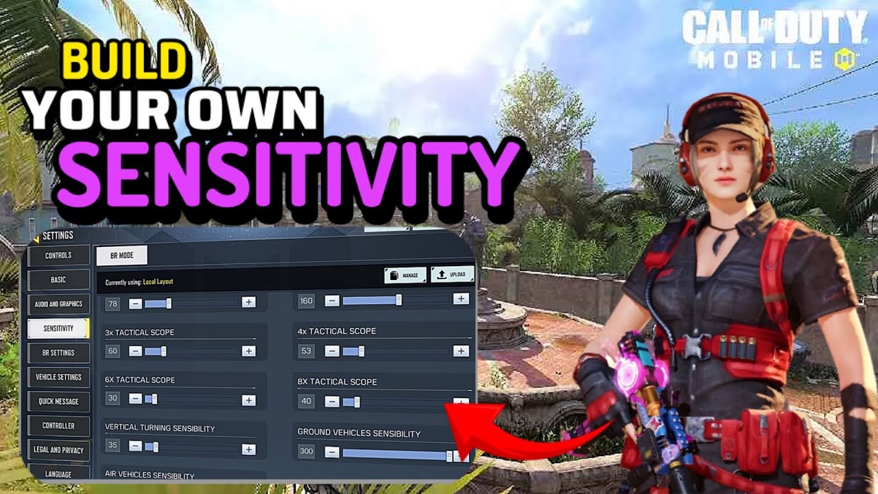 HOW TO BUILD YOUR BEST SENSITIVITY TUTORIAL. (CODM) //#callofduty # ...
