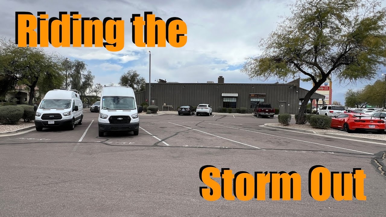 Riding the Storm Out - Keeping the Tires on Tarmac - Rainy Day Van Life ...