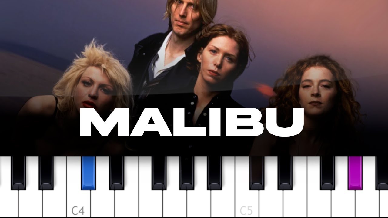 Hole - Malibu (piano tutorial) - YouTube