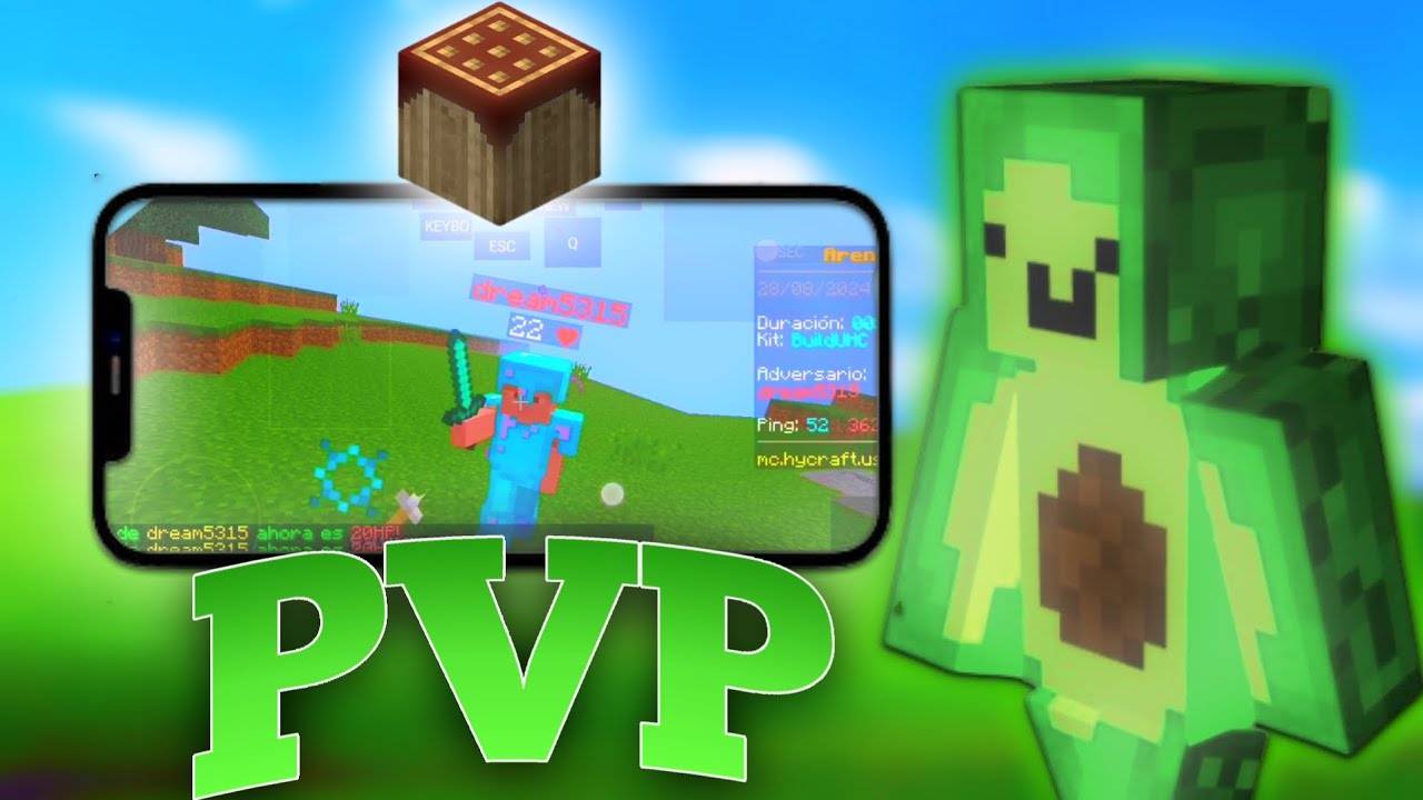 HACI ES EL PVP EN POJAV LAUNCHER[POJAV LAUNCHER] MINECRAFT JAVA EN ...