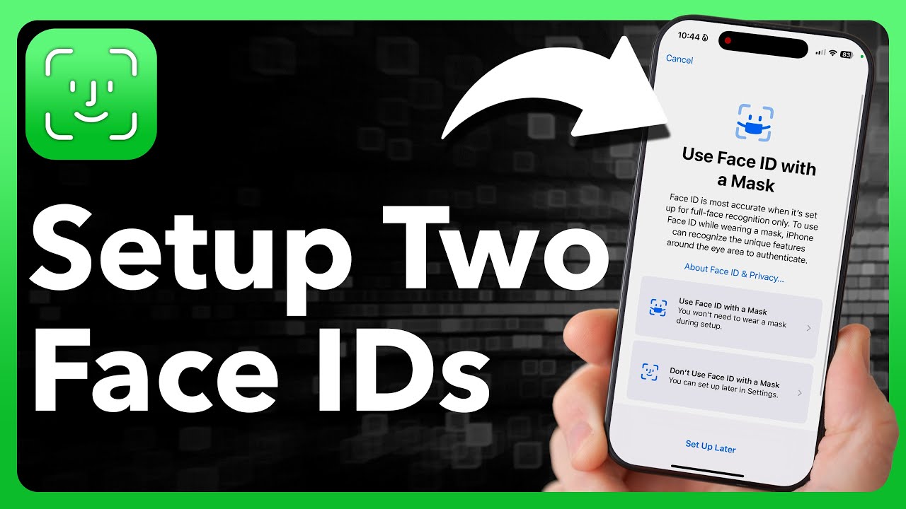 How To Setup 2 Face IDs On iPhone - YouTube
