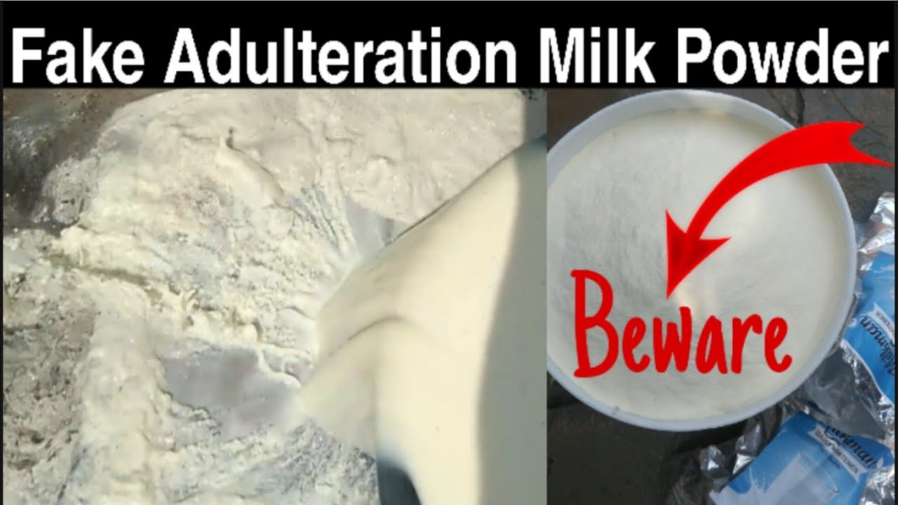 Harmful Milk Powder Received Online | Adulteration Milk Powder Whitener ...