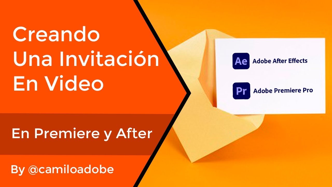 Creando una Invitación Animada en Video usando After Effects y Premiere ...