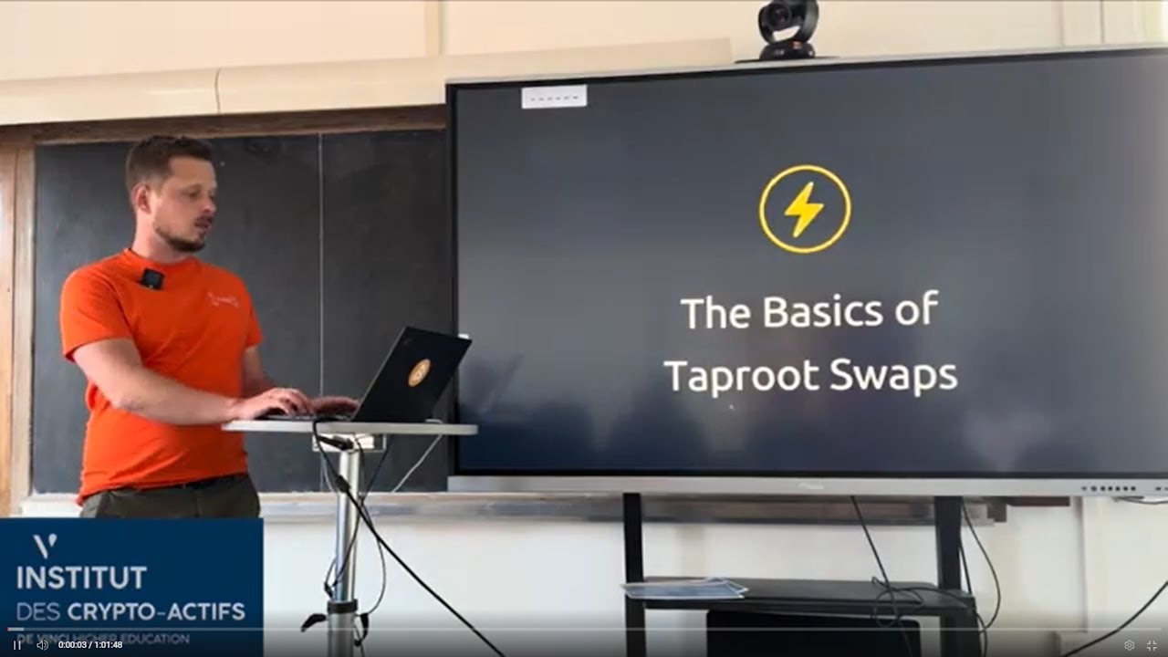 The Basics of Taproot Swaps - Kilian Rausch (Boltz) - YouTube