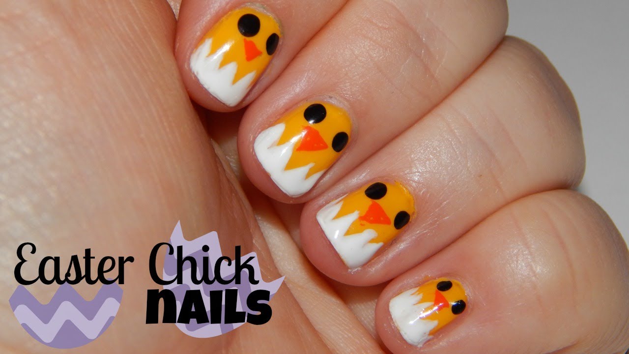 How to Paint Chick Nails - YouTube
