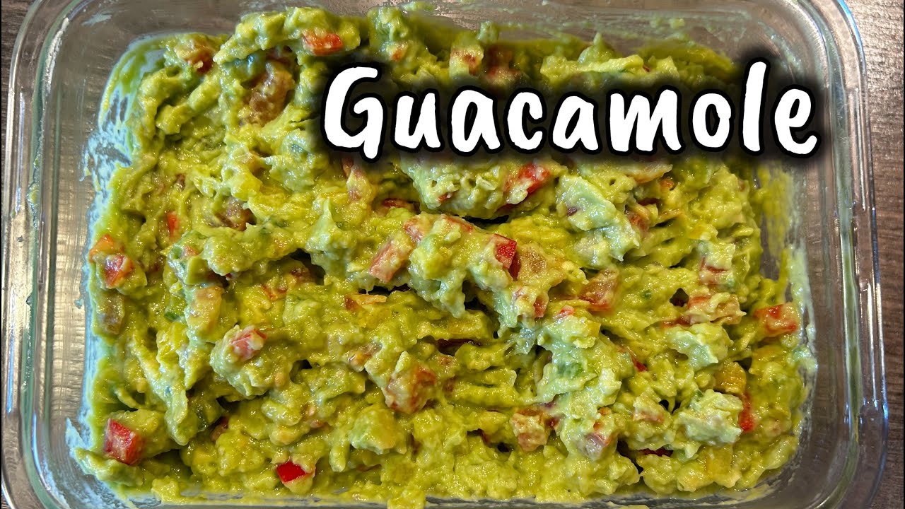 How To Make Homemade Fresh Guacamole! #guacamole - YouTube