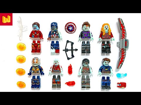 LEGO Avengers Undead/Zombie dari serial Marvel What If | Speed Build ...