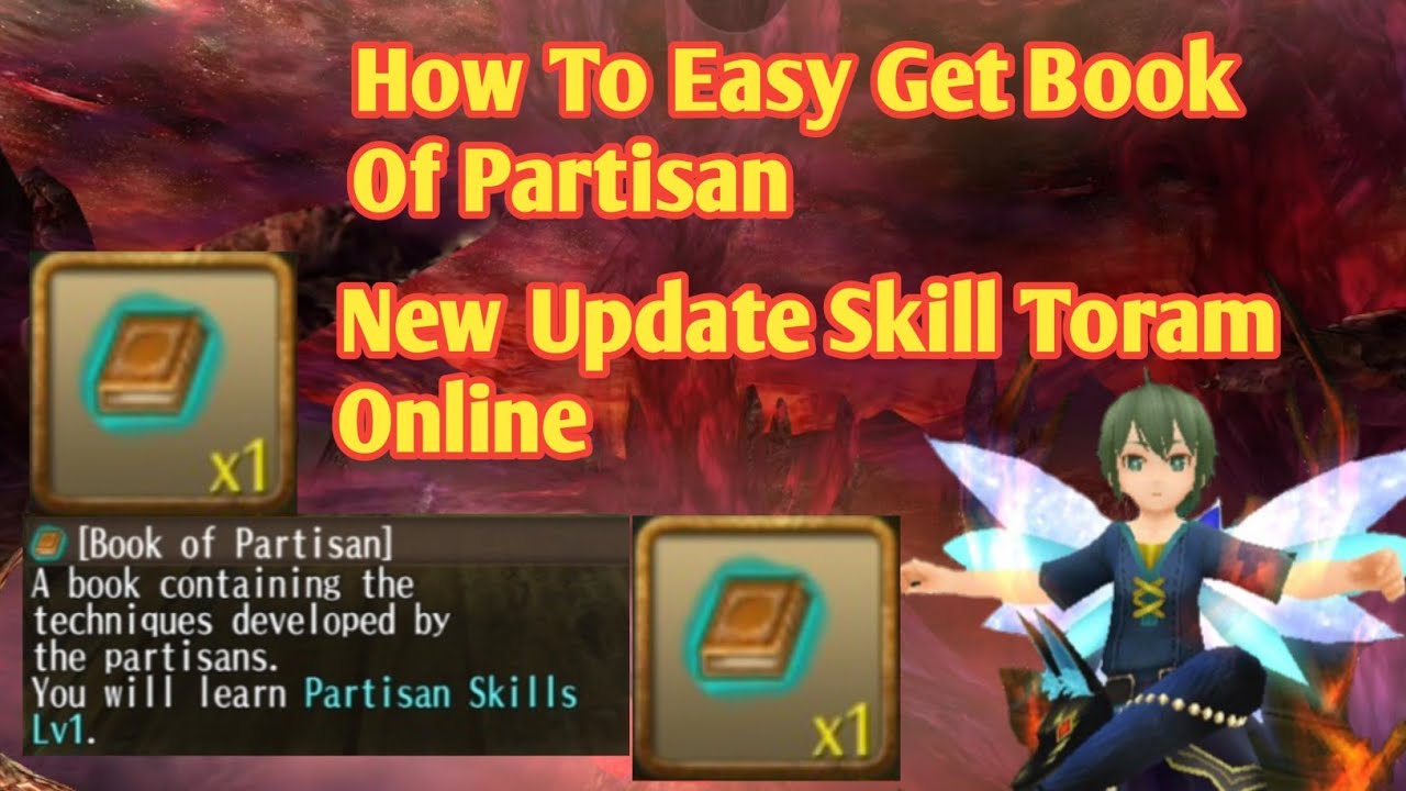 New Skill Book - How to get book off partisan | Toram Online | Jacky ...