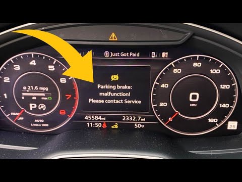 Audi A4 ESP/ABS, TPMS, Parking brake malfunctions fix.. - YouTube