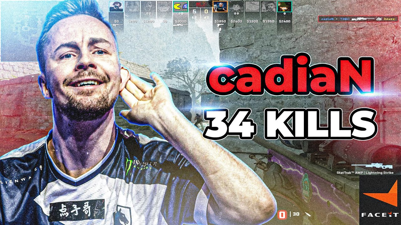 CS2 POV | cadiaN Plays Faceit Ranked (Ancient) 34 Kills - YouTube