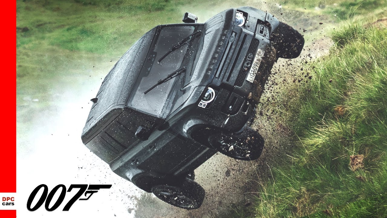 New 2020 Land Rover Defender 30m Jump in Upcoming 007 James Bond Film ...