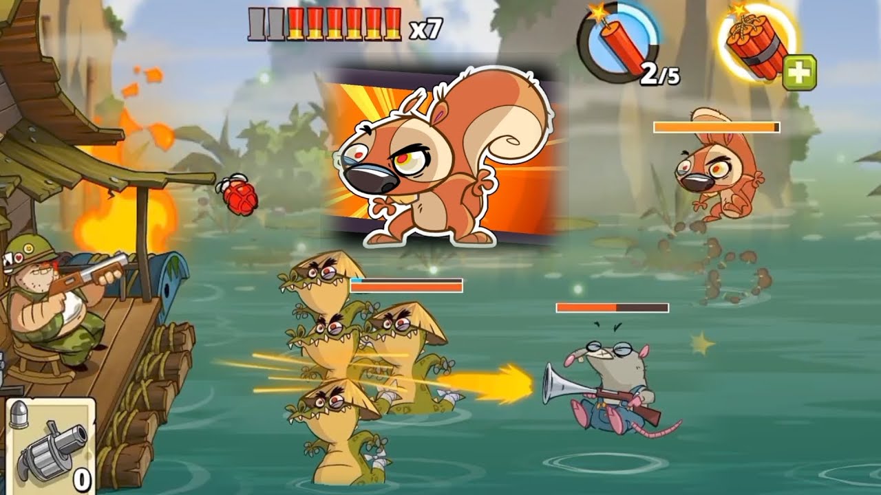 Swamp Attack 2 : Ep 2 Chapter 1 Level 75 ตัวใหม่ กระรอกกระโดด 🐿️ - YouTube