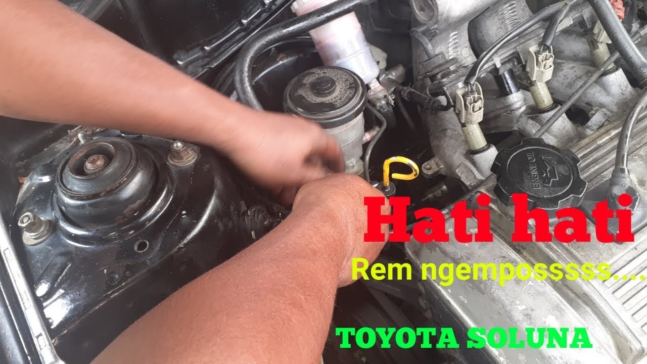 Penyebab Rem mobil ngempos...TOYOTA SOLUNA - YouTube