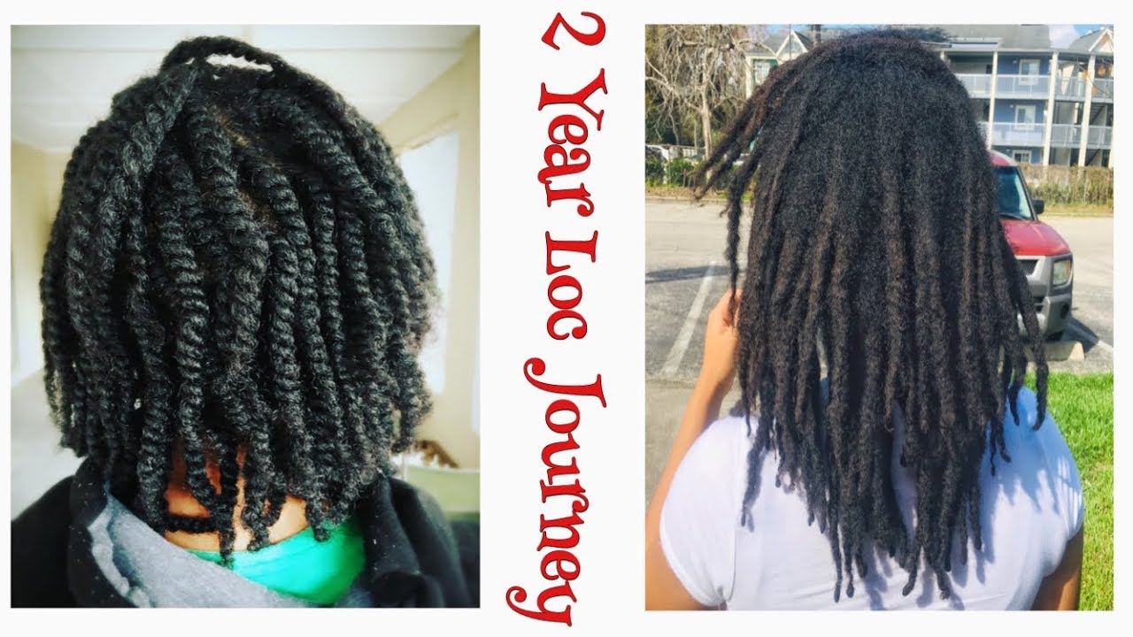 2 Year Loc Journey | Semi-freeform Locs | Visuals and Video - YouTube